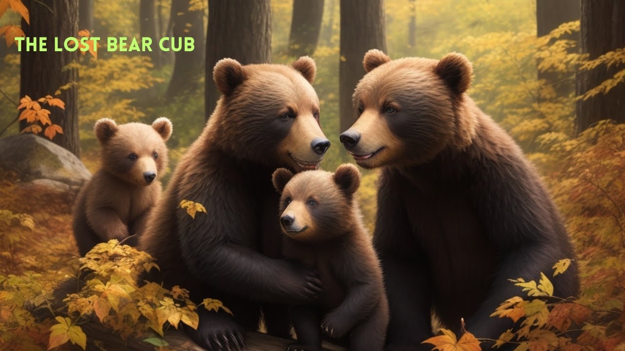 The Lost Bear Cub | Moral Stories | Bedtime Kids Stories #kidsstories# ...