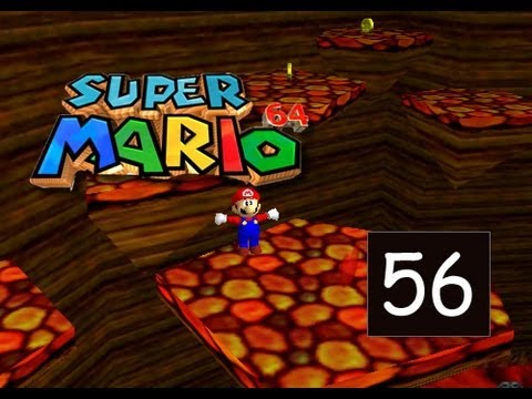 Super Mario 64 - Lethal Lava Land - Hot-Foot-It Into The Volcano - 56/ ...