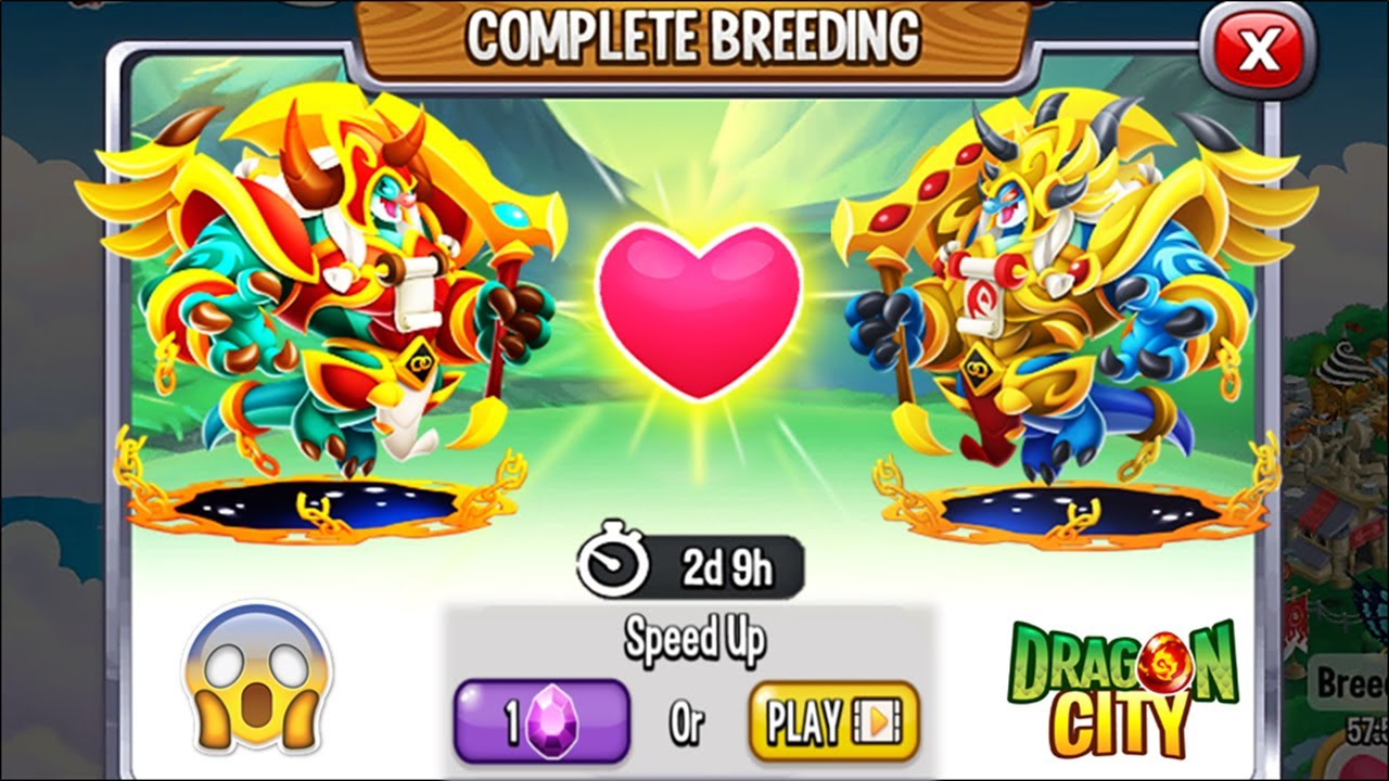 Dragon City: High Redemption Dragon vs Redemption Dragon Skin ...