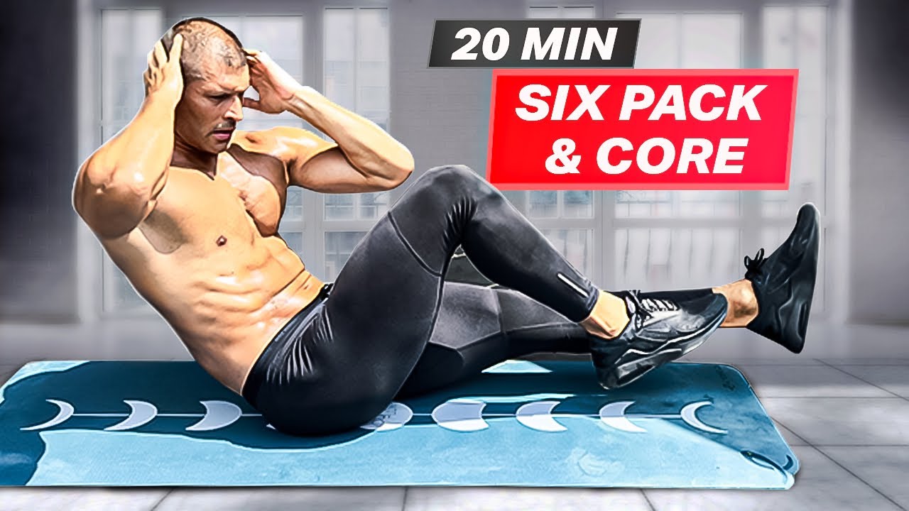 20 MIN TOTAL AB & CORE WORKOUT | AT HOME | NO EQUIPMENT - YouTube