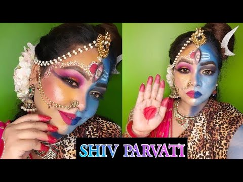 SHIV PARVATI MAKEUP TUTORIAL - YouTube