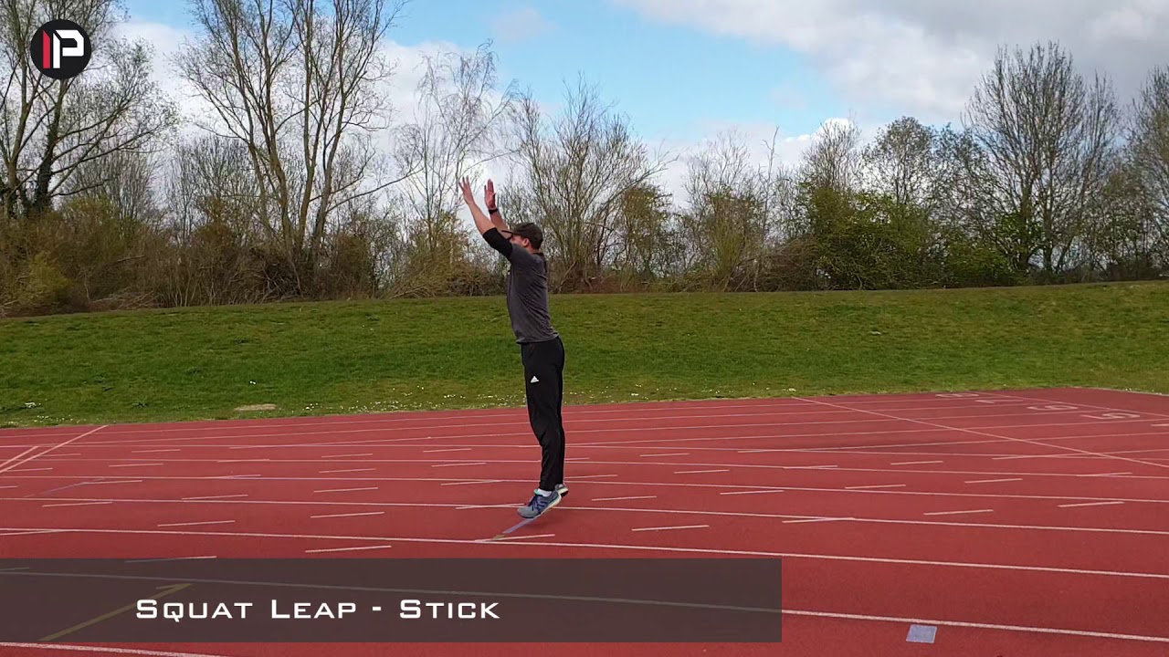 Leap Squat Leap Stick In Place Side View - YouTube
