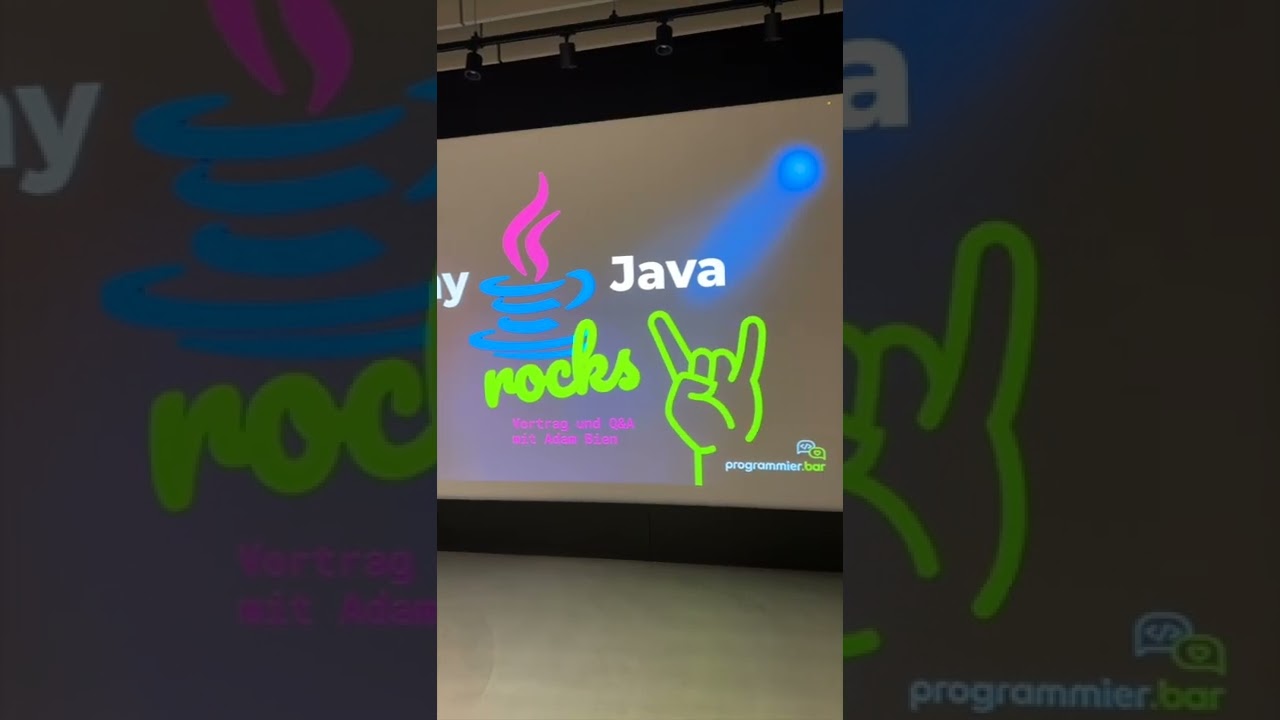 Programmier.Bar Meetup: Why Java Rocks: Pre-Event Impressions #airhacks #java #shorts #short ...