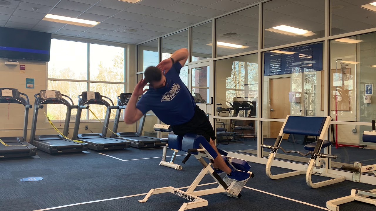 Lateral Flexion on Back Extension - YouTube