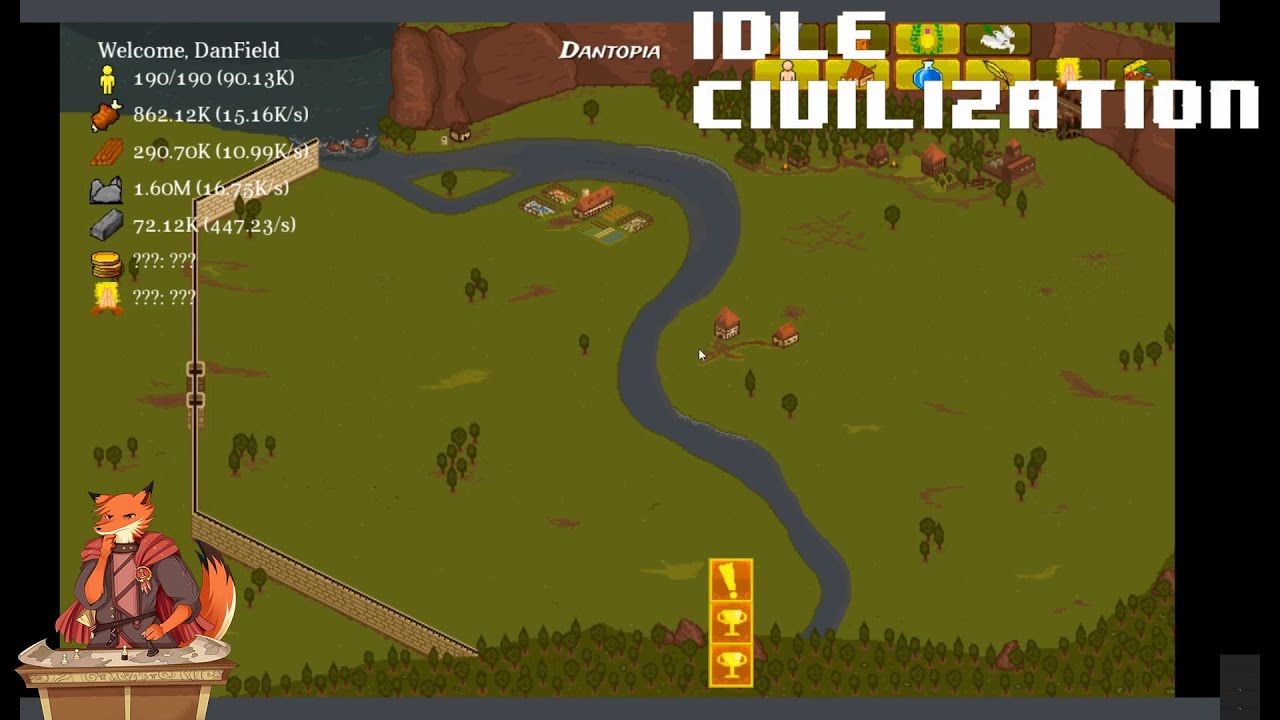 Idle Civilization - On construit un empire à partir de 2 citoyens ...