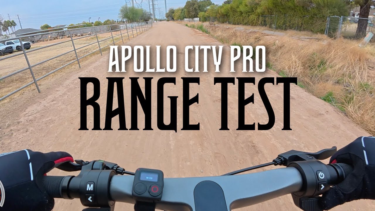 Got RANGE anxiety? Apollo City Pro 2024 Electric Scooter RANGE TEST ...