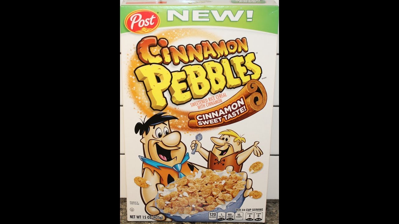 Cinnamon Pebbles Cereal Review - YouTube