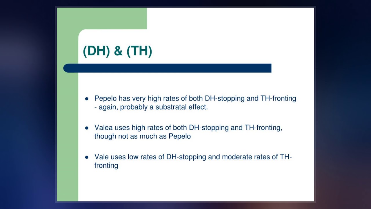 Th-fronting - YouTube