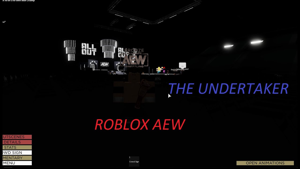 Roblox AEW (All Elite Wrestling) The Undertaker! - YouTube