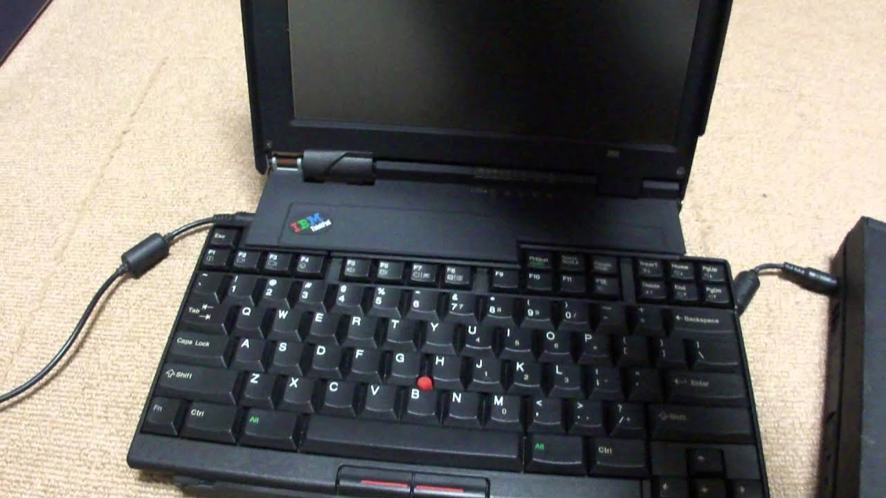 Butterfly on moving (Thinkpad 701C) - YouTube