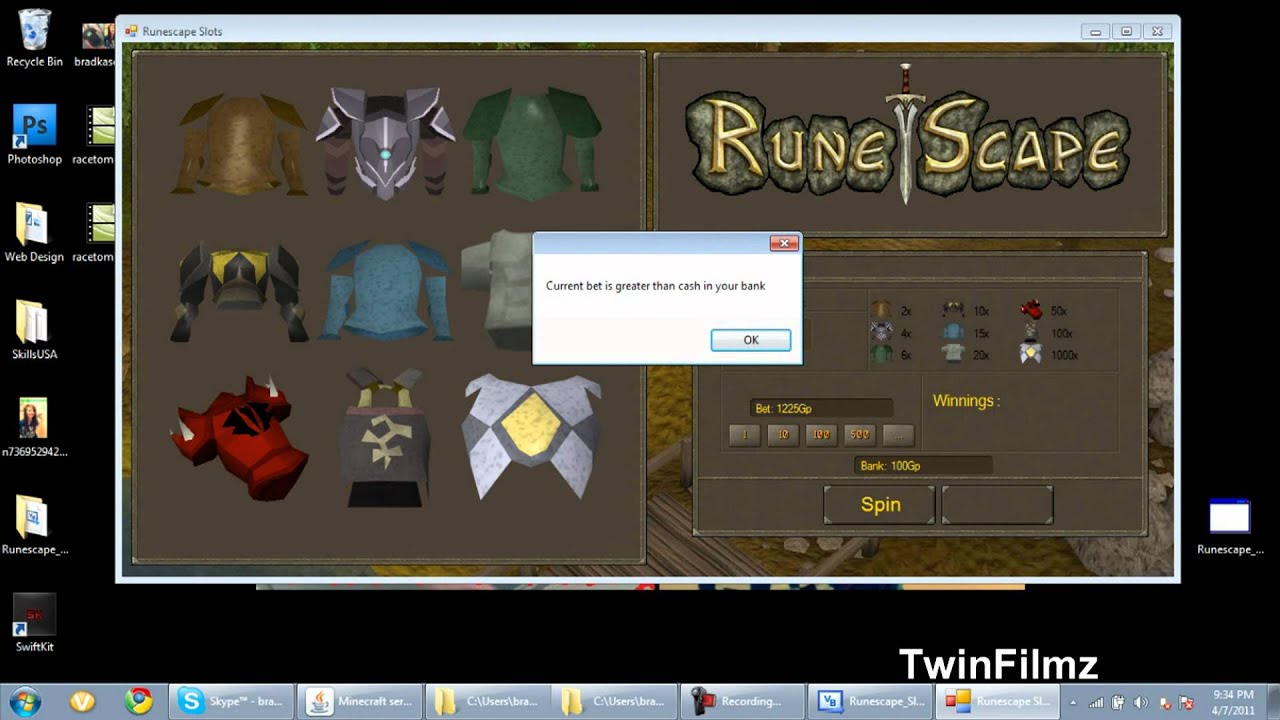 Runescape Slots - vb project HD - YouTube