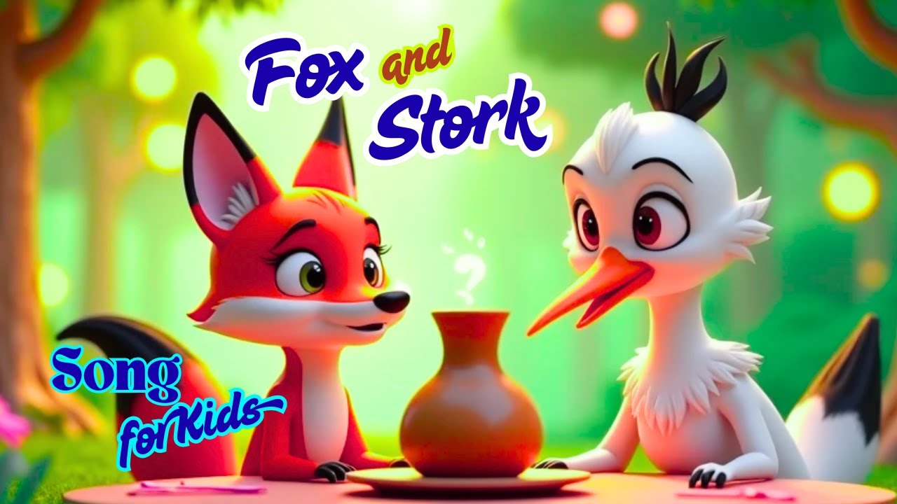 The Fox and the Stork Song | Kindness and Fairness Through a Fun Song ...