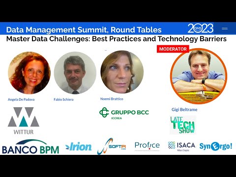 Data Management Summit Milan 2023 - Roundtable Master Data - YouTube