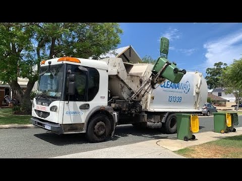 City of south perth garbage with the slamming beast!! SL00711!! (Heavy ...