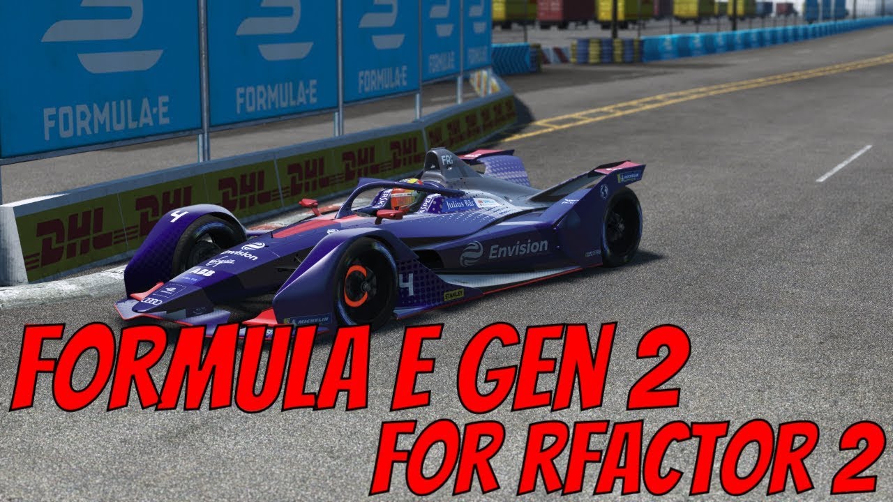 rFactor 2 Formula E Gen 2 (2019) DLC Car Drive and Review - YouTube