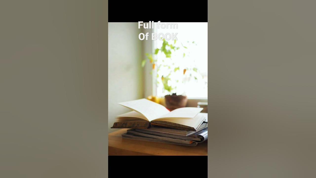 Full Form Of BOOK shorts YouTube full-form-of-book-shorts-youtube