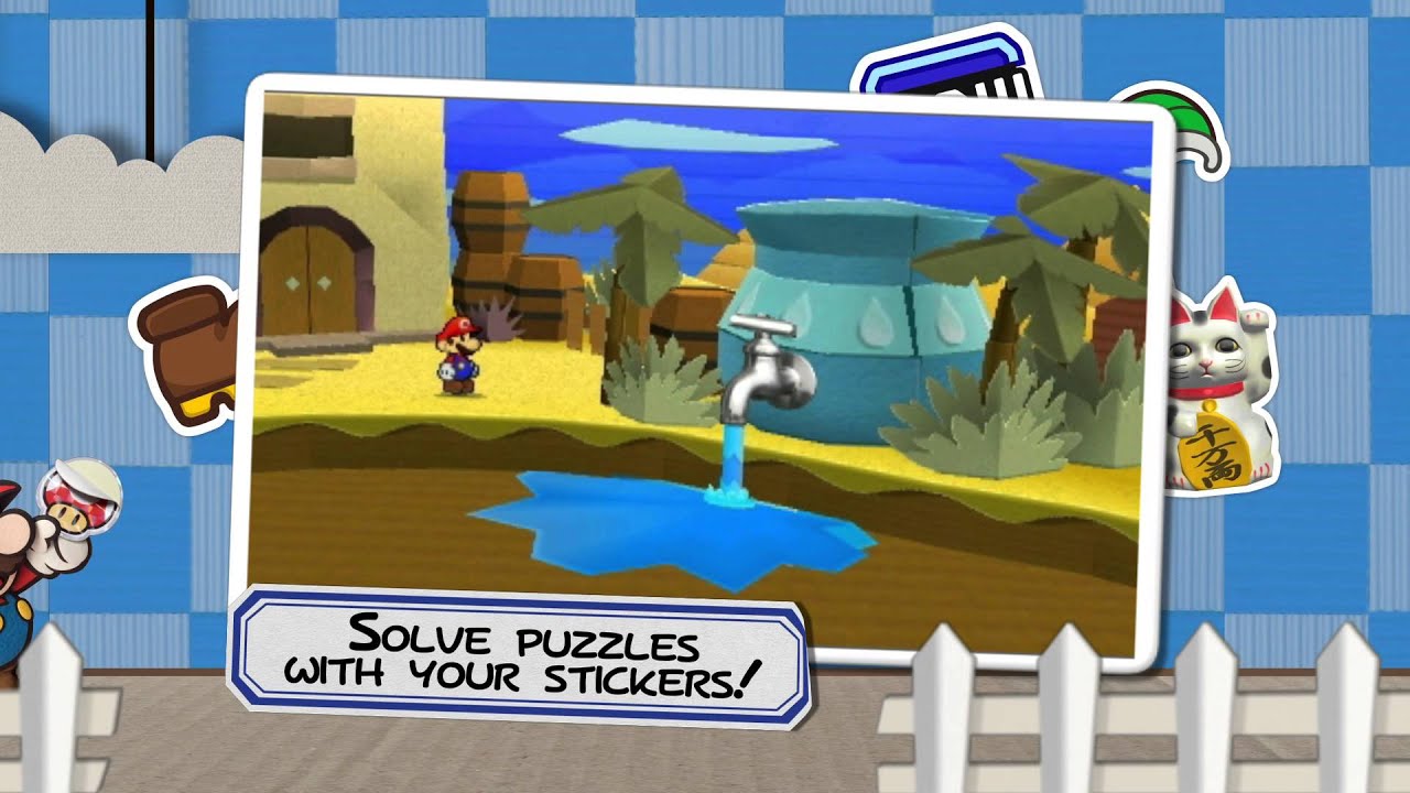 'Story' trailer - Paper Mario: Sticker Star (Nintendo 3DS) - YouTube
