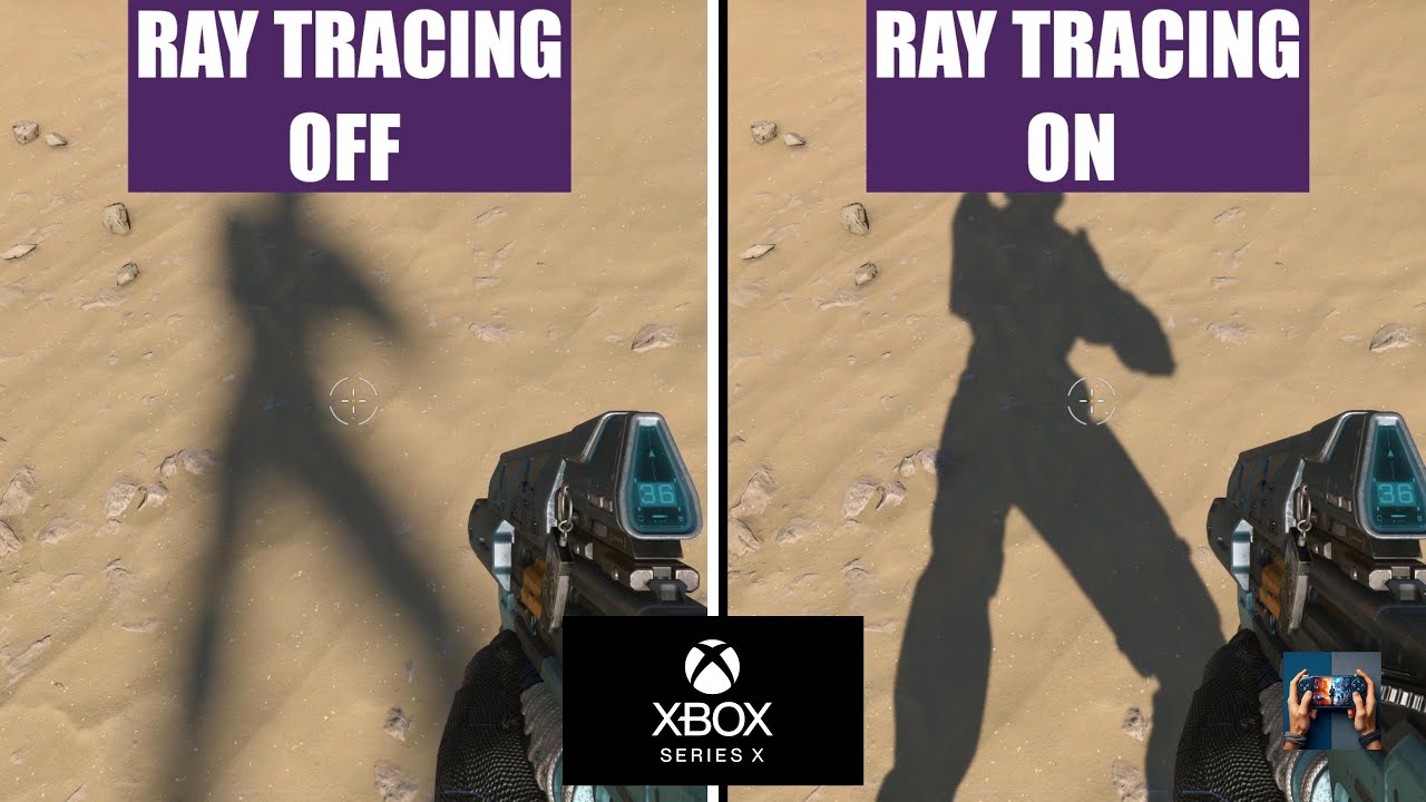 Halo Infinite RAY TRACING ON VS RAY TRACING OFF / TRAZADO DE RAYOS ON ...