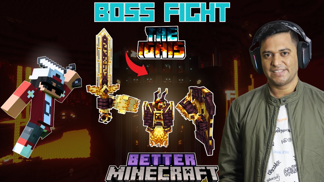 Surviving Minecraft's Most Powerful Bosses - IGNIS 🧿 #shorts # ...