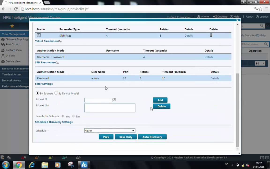 Auto Discovery HP IMC - YouTube
