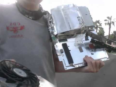 destroyed PS3 - YouTube