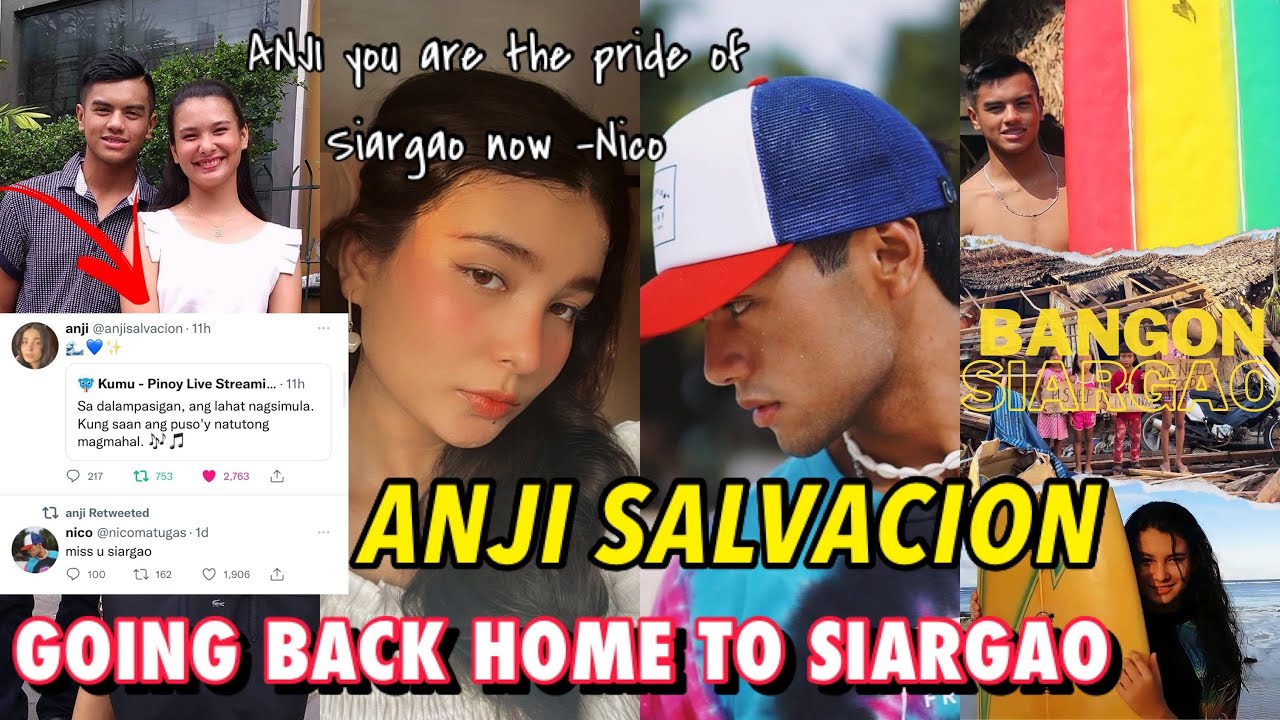 ANJI SALVACION GOING BACK HOME TO SIARGAO with NICO MATUGAS? | # ...