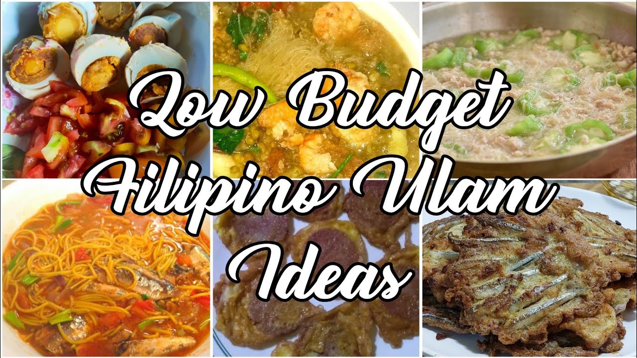 ᥫ᭡LOW BUDGET FILIPINO ULAM IDEAS 2024| PINOY ULAM LOW BUDGET | MURANG ...