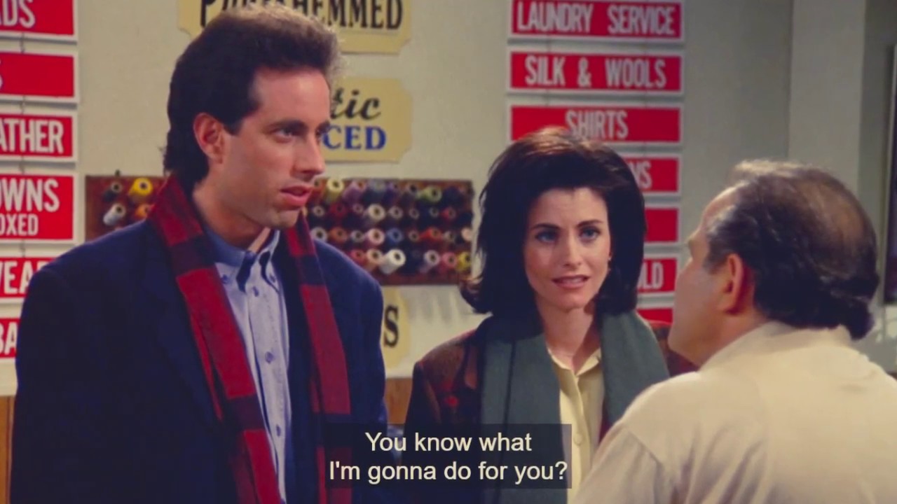 Monica Geller of Friends in Seinfeld - YouTube