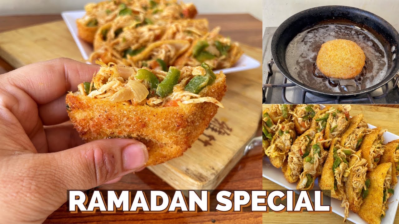 Ramadan Special Bread Pockets Recipe || Easy Quick and Finger licking ...