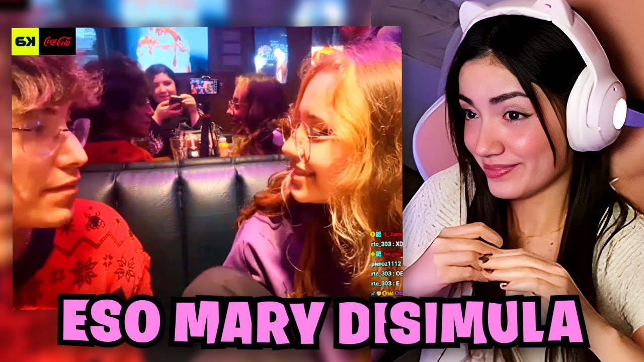 MARY REACCIONA A EMI ENSEÑANDO A BESAR A GLOGLO XD - YouTube