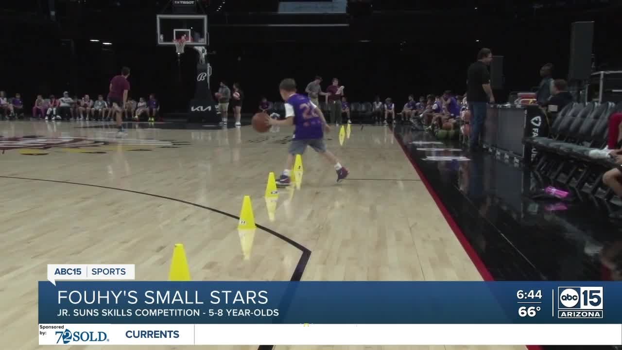 Fouhy's Small Stars: Jr. Suns skills competition - YouTube