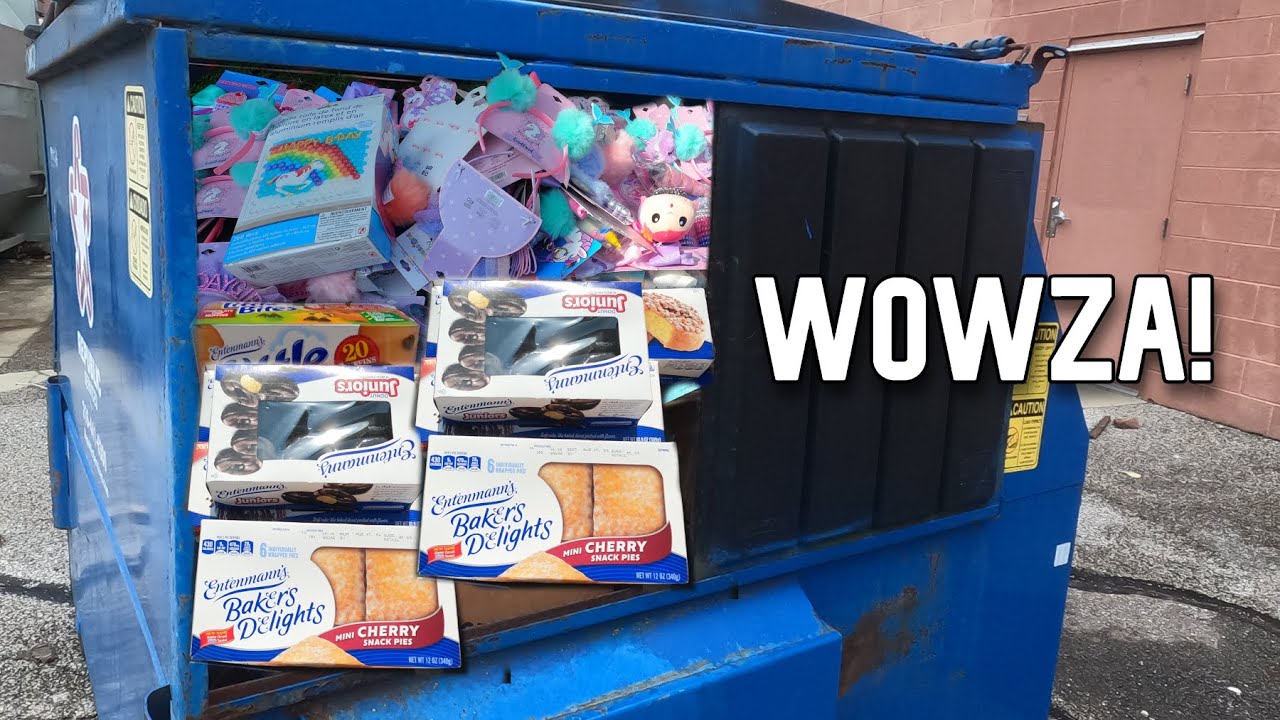 Dumpster Diving- Super Toy Score + Donuts, Pies, Cakes and The Critter ...