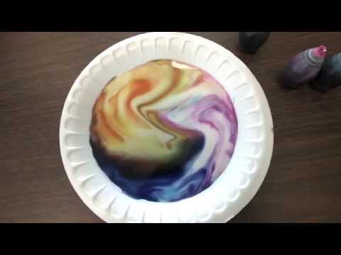 Milk Fireworks - YouTube