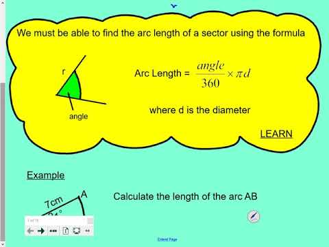 Arc Length & Major and Minor Arcs - YouTube