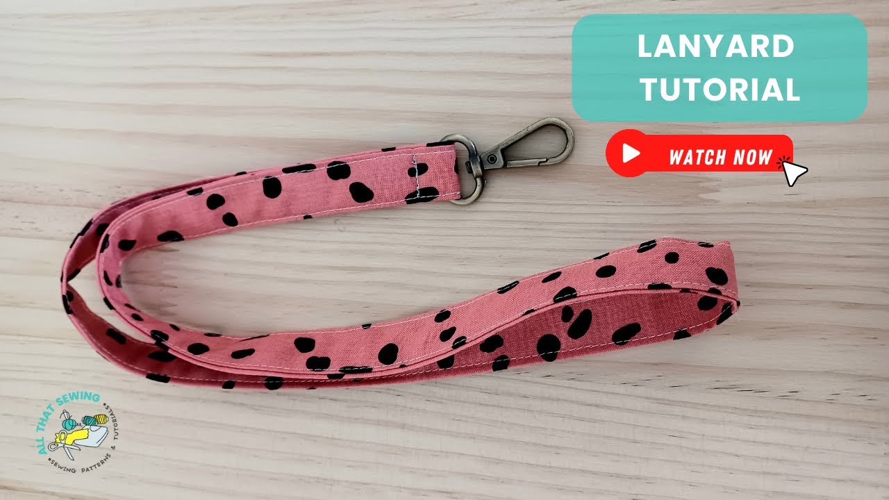 How to Sew a Lanyard – Easy DIY Sewing Project for Beginners - YouTube