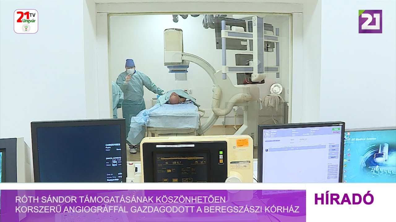 Róth Sándor támogatásának köszönhetően korszerű angiográffal ...