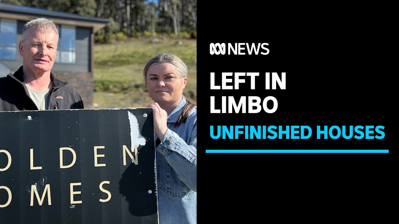 Families left in limbo after incomplete house builds | ABC News - YouTube