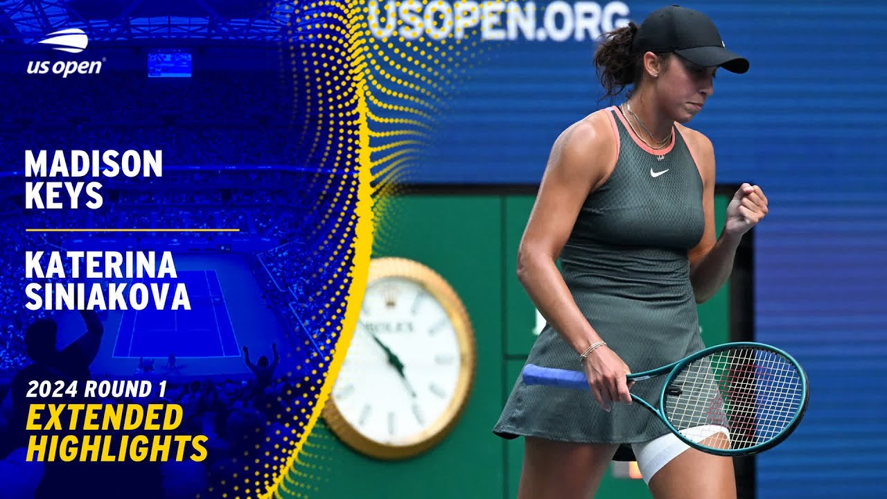 Madison Keys vs. Katerina Siniakova Extended Highlights | 2024 US Open ...
