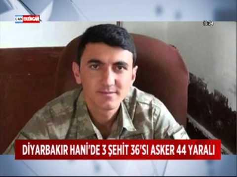 DİYARBAKIR HANİ'DE 3 ŞEHİT 36'SI ASKER 44 YARALI