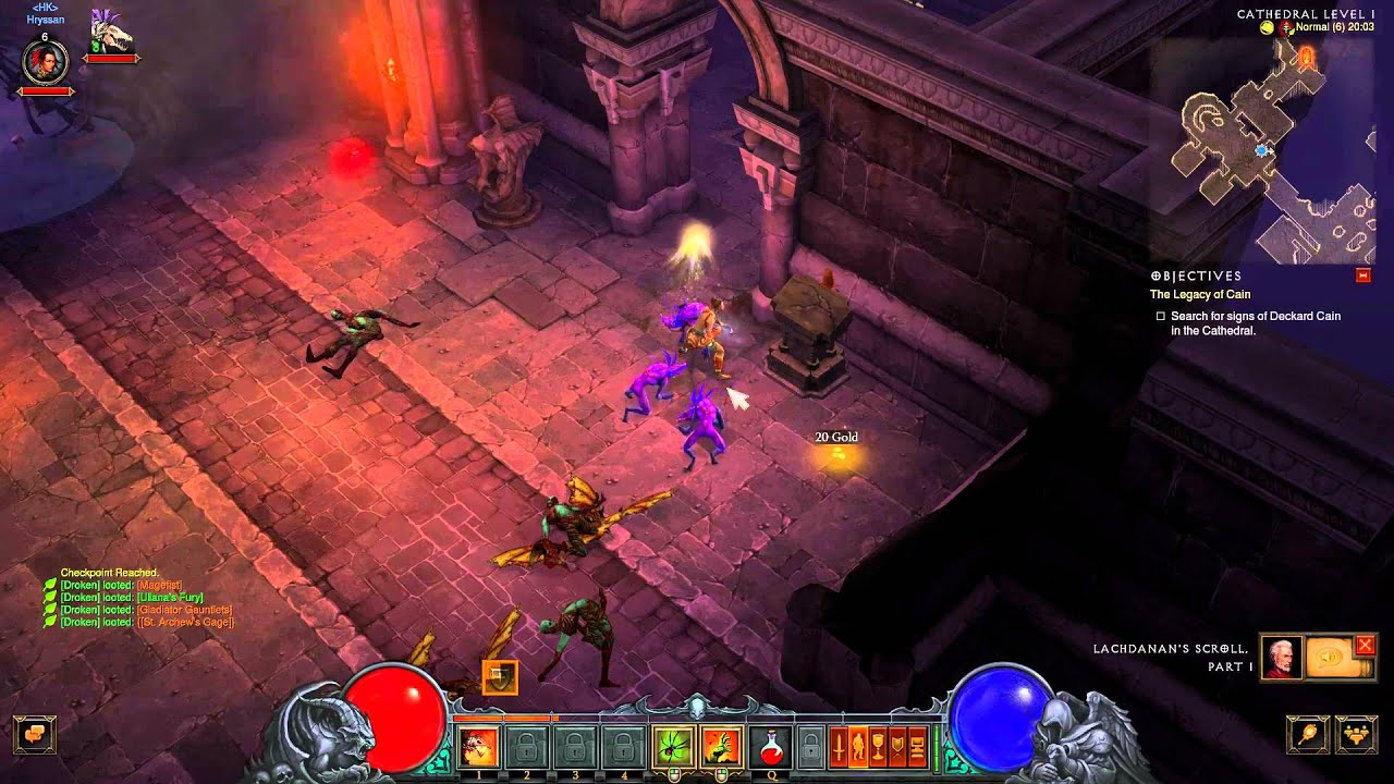 Where is Lachdanan's Scroll - Diablo 3 - YouTube