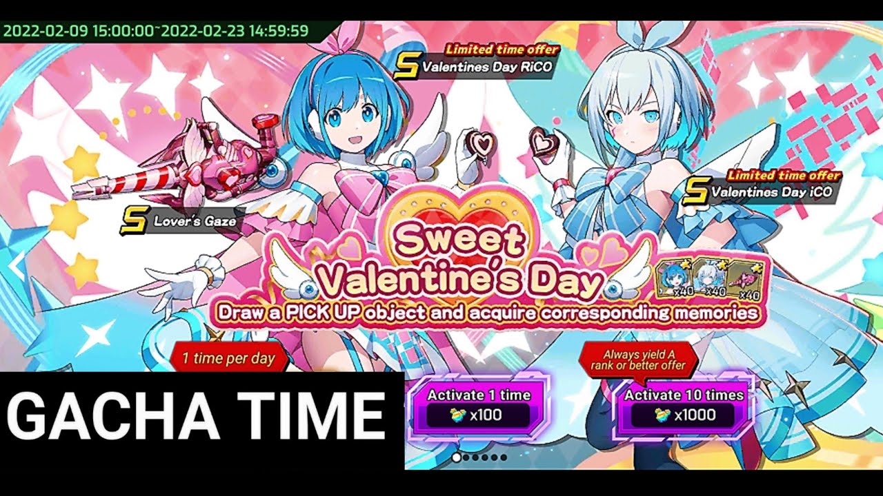 Gacha Summoning Capsule Valentines Day RiCO & iCO Sweet Valentine's Day ...