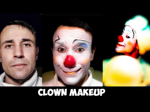 CLOWN MAKEUP STEP BY STEP - easy tutorial for beginners - YouTube