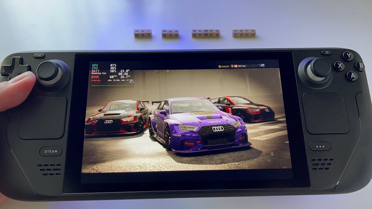 Grid 2019 - Steam Deck handheld gameplay - YouTube