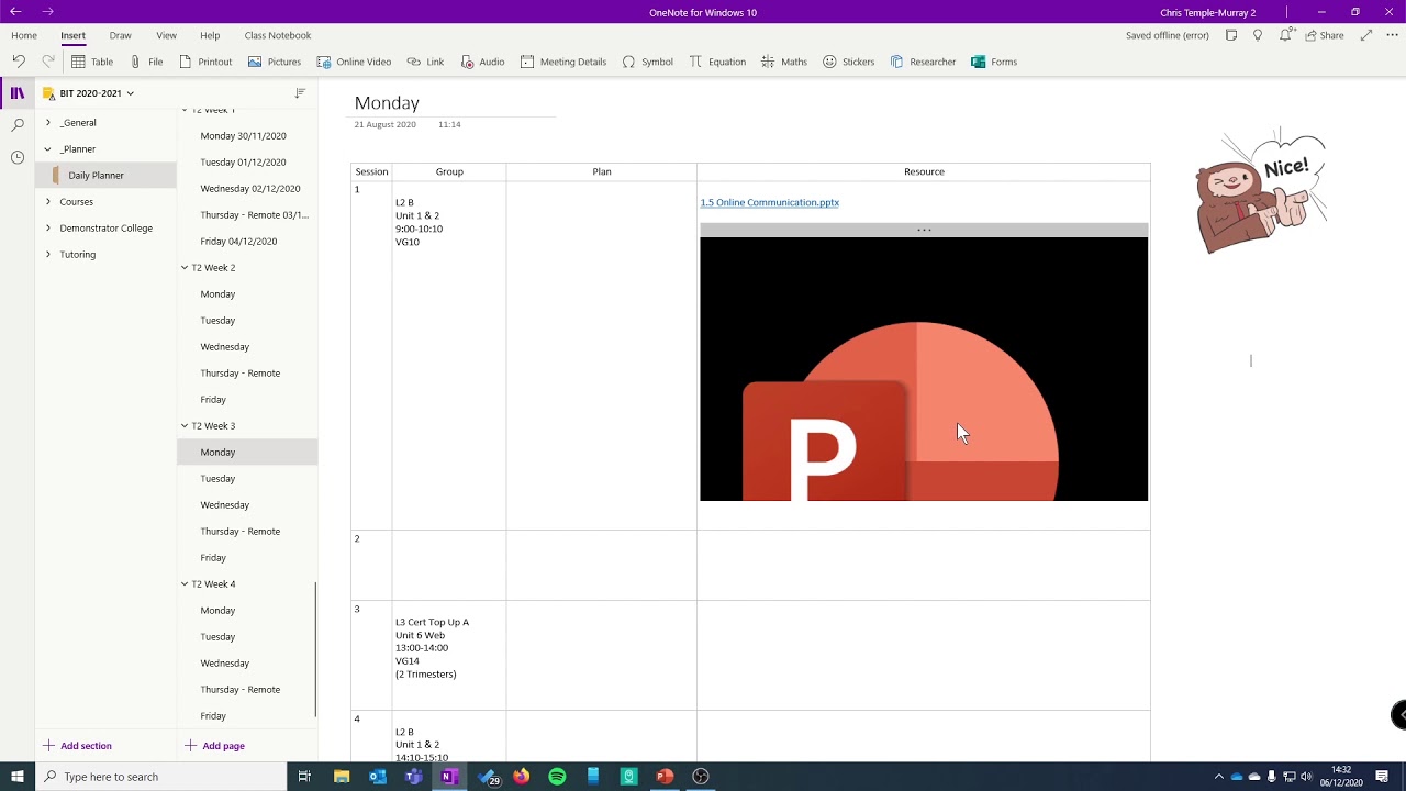 Using OneNote as your Teacher Planner #03 - YouTube