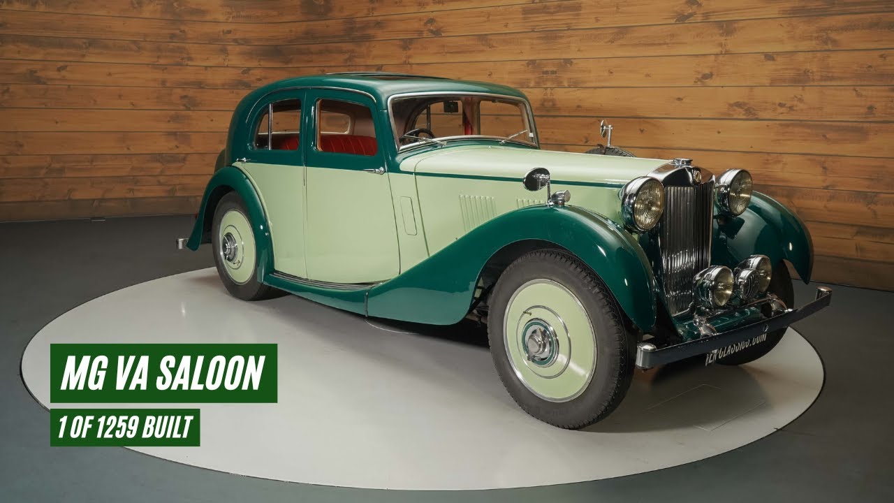 MG VA Saloon | Extensively restored | 1 of 1259 built | 1938 -VIDEO ...