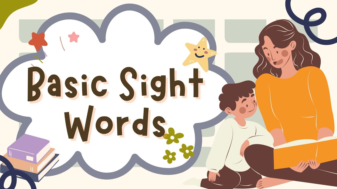 The Basic Sight Words (Level 01) - YouTube