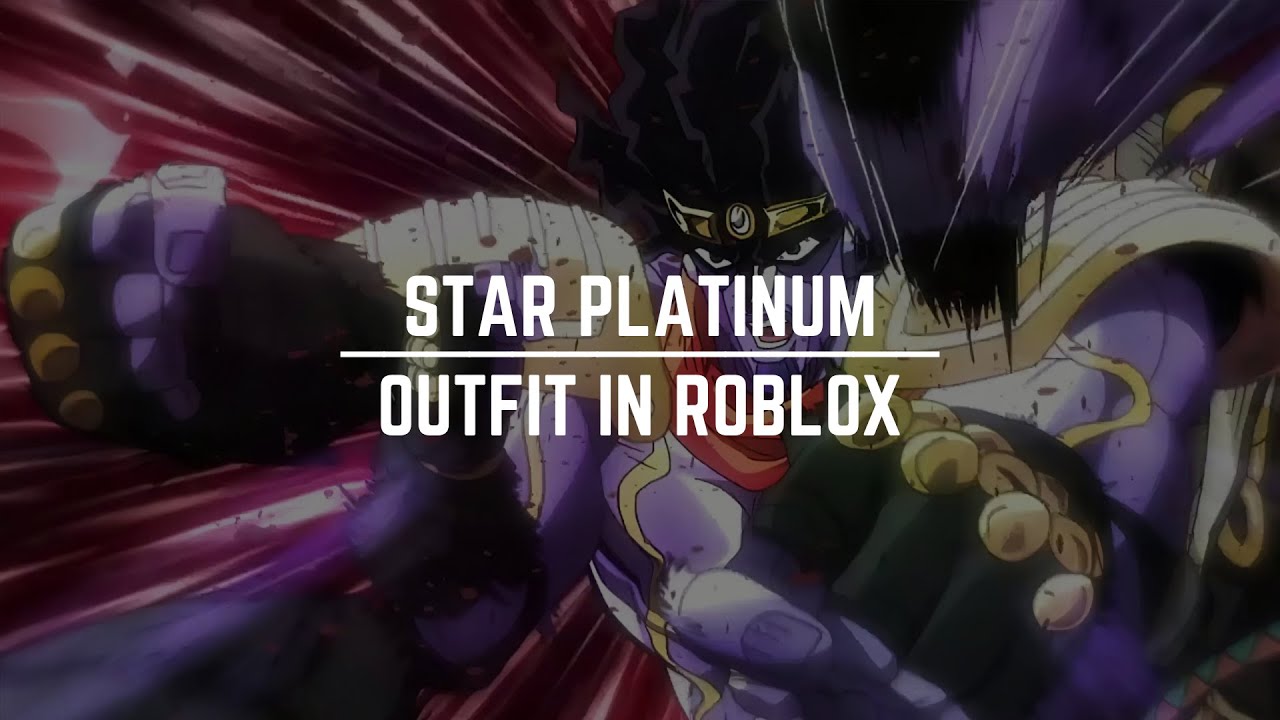 Star Platinum Outfit│Roblox - YouTube