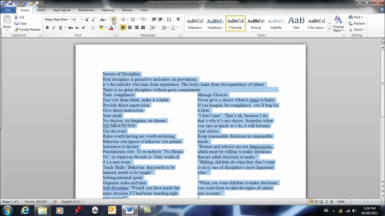 2010 Word.mp4 - YouTube