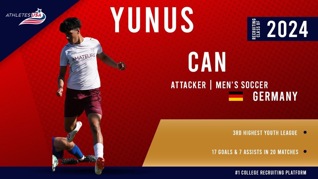Men's Soccer | Midfielder | Yunus Can, Germany | Highlights | Recruit 2024 - YouTube