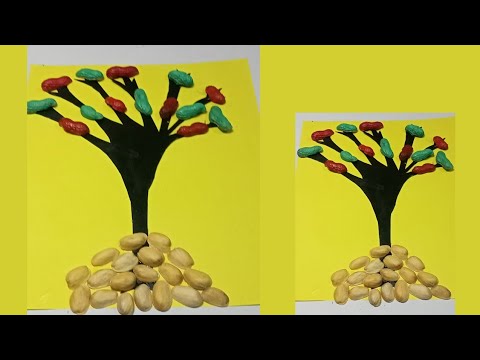 How to make Tree with waste material/DIY Craft/Home decor idea. - YouTube